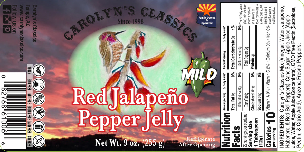 Red Jalapeno Pepper Jelly – carolynsclassics